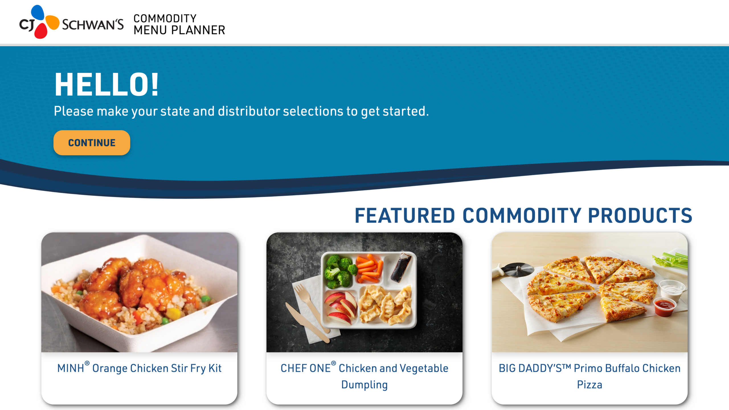 Spreadsheet | CJ Schwan's Commodity Menu Planner